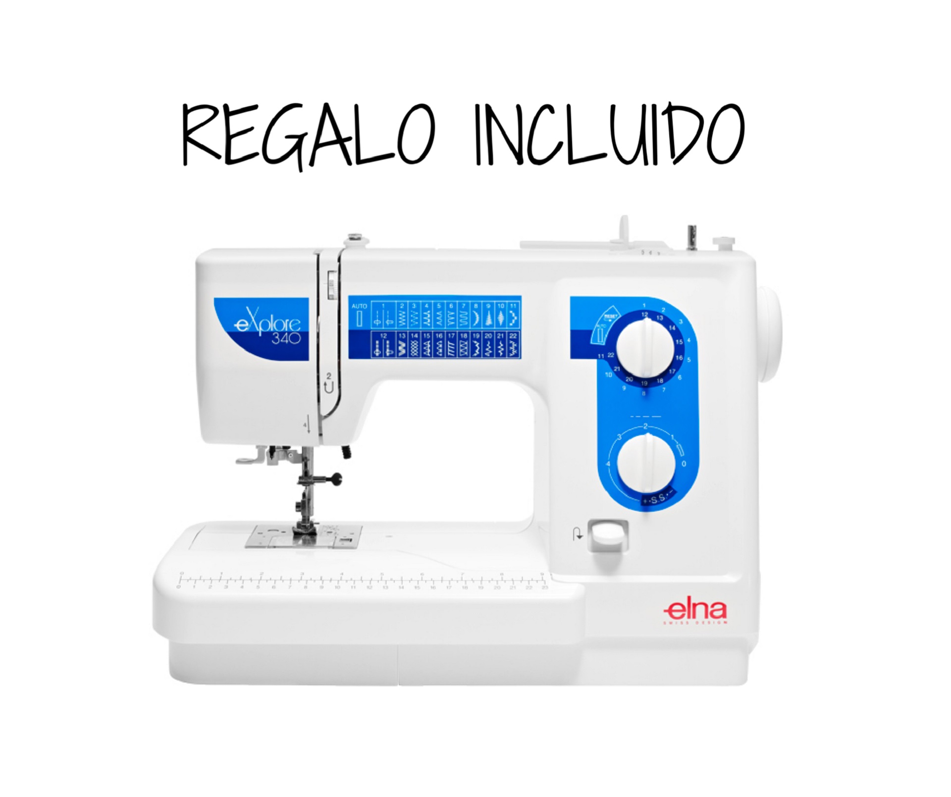 Máquina de coser ELNA 340 EX. Mejor precio y envío incluido.